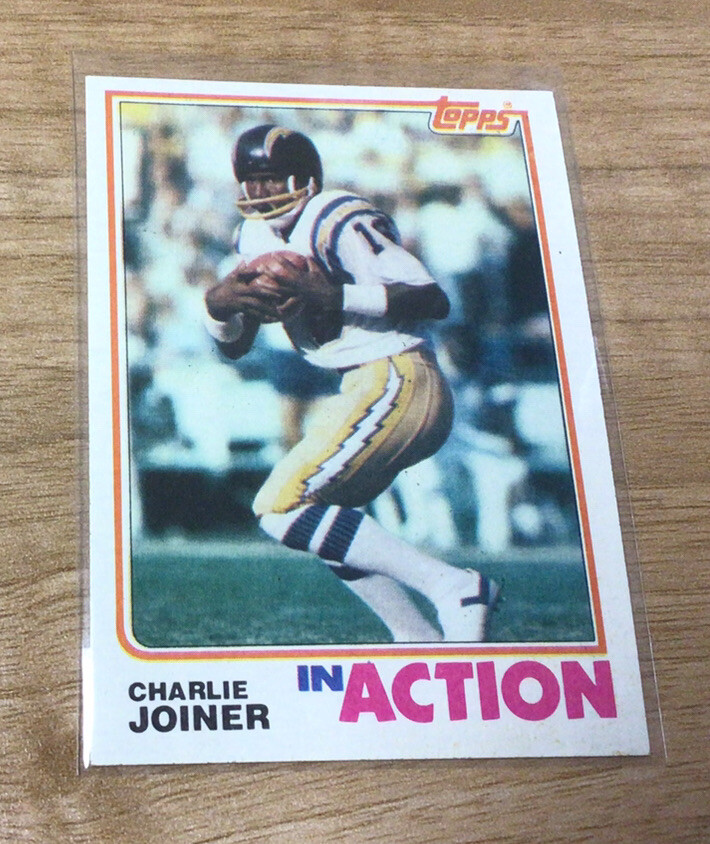 1982 Topps Football - #234 Charlie Joiner - San Diego Chargers - In ...