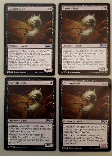 4x Carrion Grub M21 Core Set 2021 MTG Magic The Gathering NM Playset | eBay