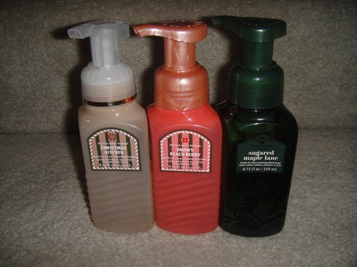 3 BOTTLES BATH & BODY WORKS FOAMING HAND SOAPS IN HOLIDAY SCENTS-MAPLE ...