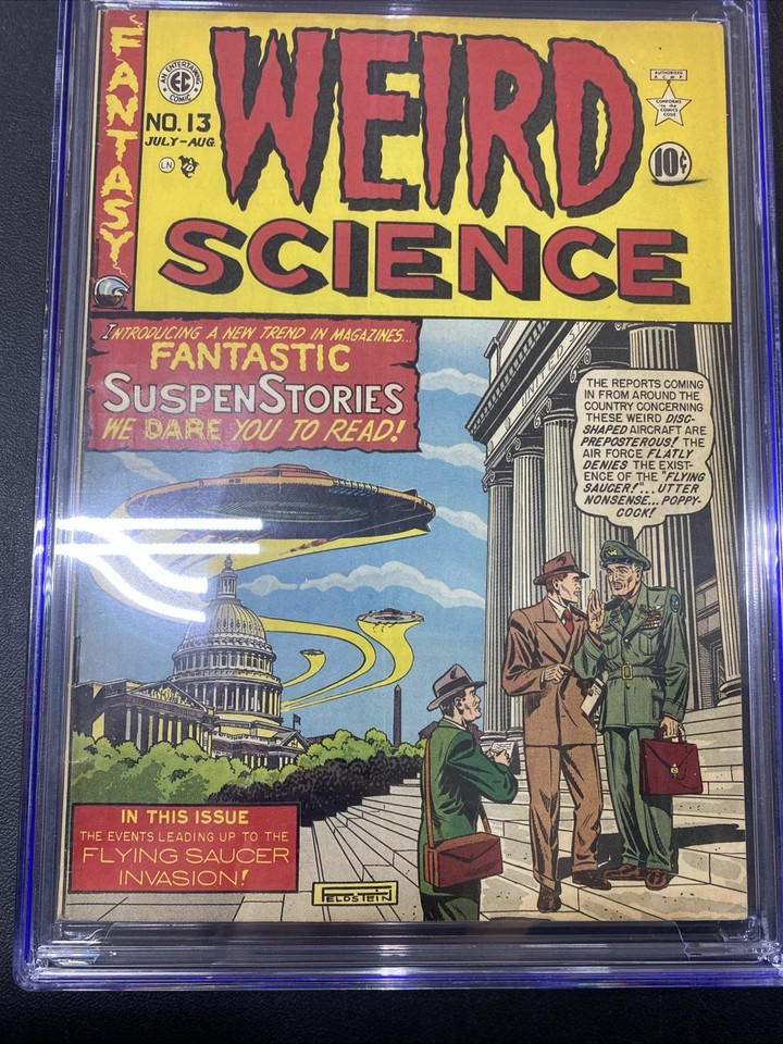 Weird Science #13 (#2) CGC 5.0 DOUBLE COVER 1950 EC Comics Pre-Code Horror | eBay