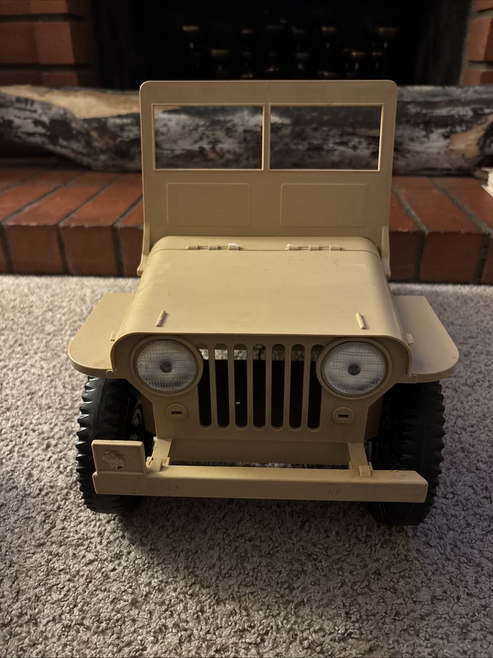 Vintage G.I. Joe Desert Patrol Adventure Tan Jeep Adventure Team 1964 ...