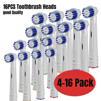 16PCS Oral B Braun Compatible Electric Toothbrush Heads Replacement ...