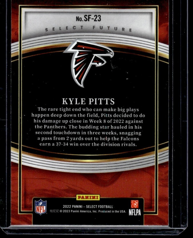 2022 Panini Select Future Kyle Pitts | eBay