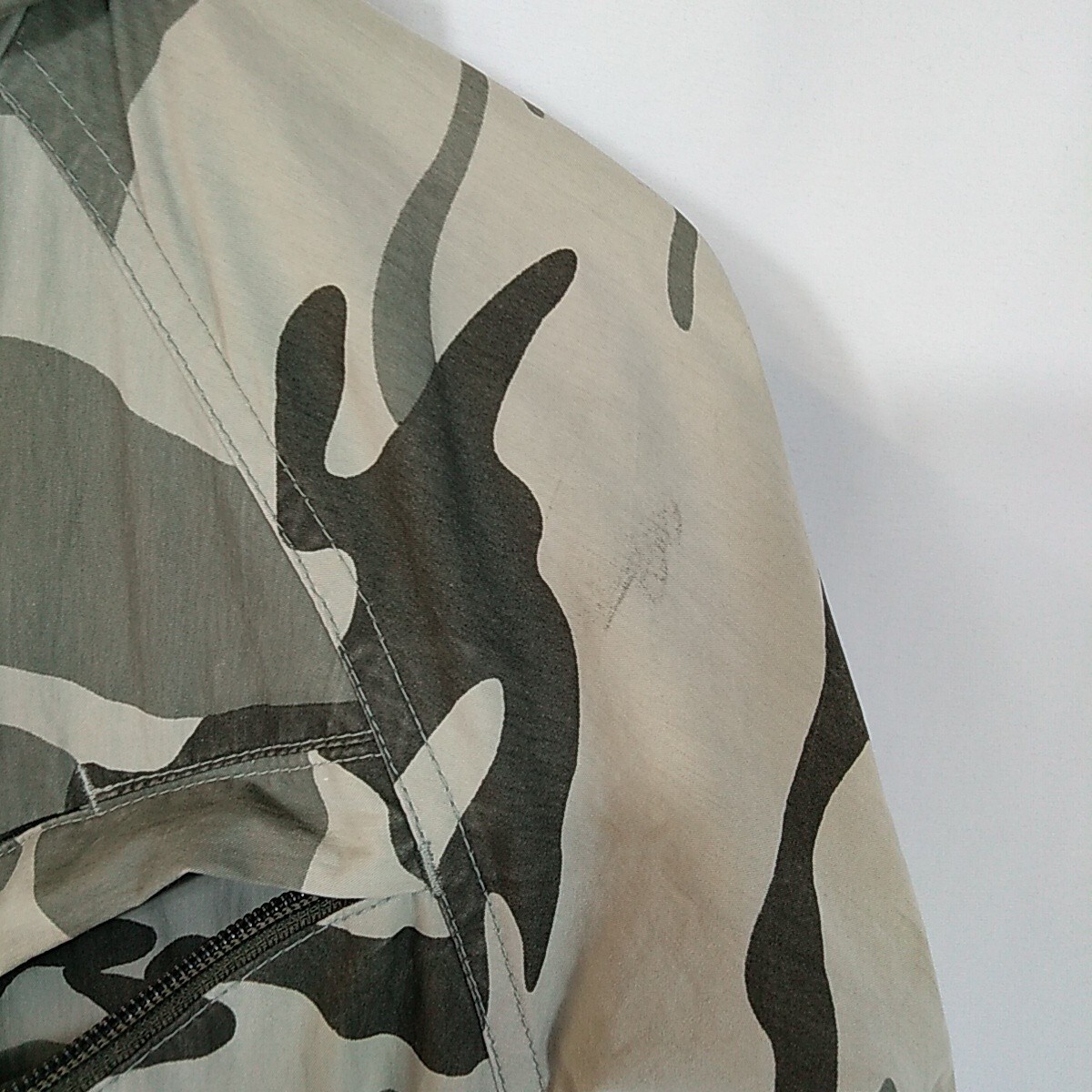Schott NYC Vintage Jacket Camouflage Shell Hooded Coa… - Gem