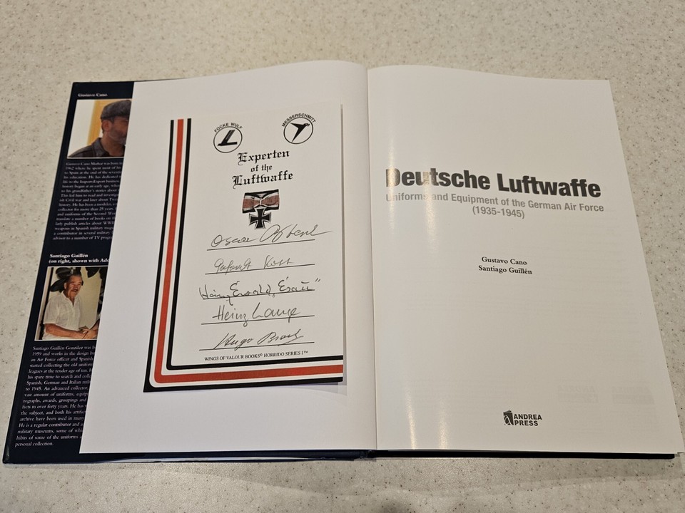 Deutsch Luftwaffe Signed by 10 Top Aces!! | eBay