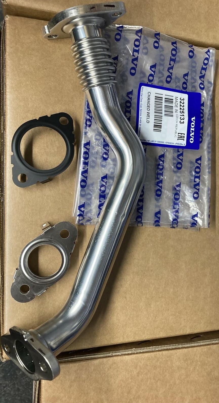 Volvo+S60+Mk2+EGR+Tube+Pipe+32225133+Genuine for sale online | eBay