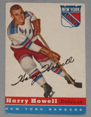 1954-55 Topps Hockey Harry Howell Card #3 (crease) | eBay