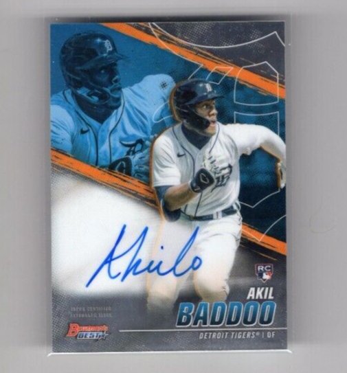2021 BOWMAN'S BEST AKIL BADDOO AUTO RC | eBay