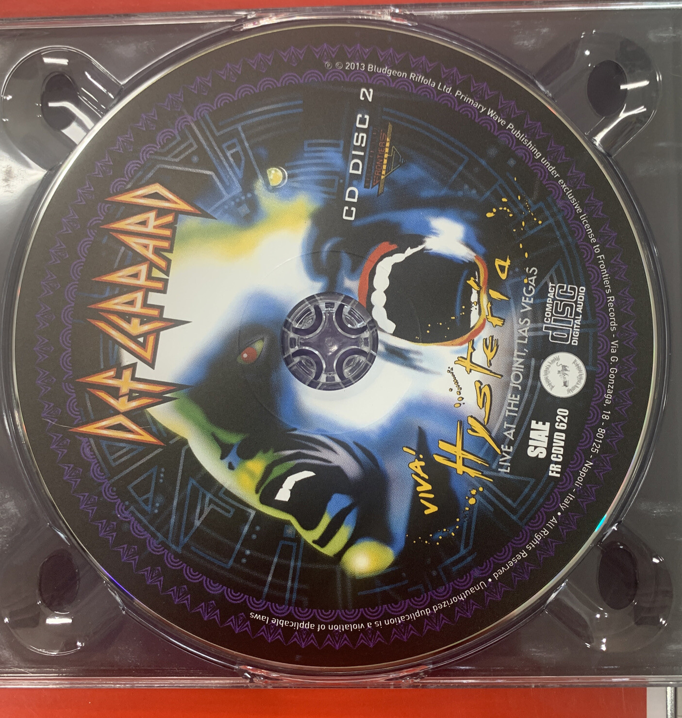 Def Leppard Viva! Hysteria Live At The Joint,Las Vegas 2CD/DVD Deluxe ...