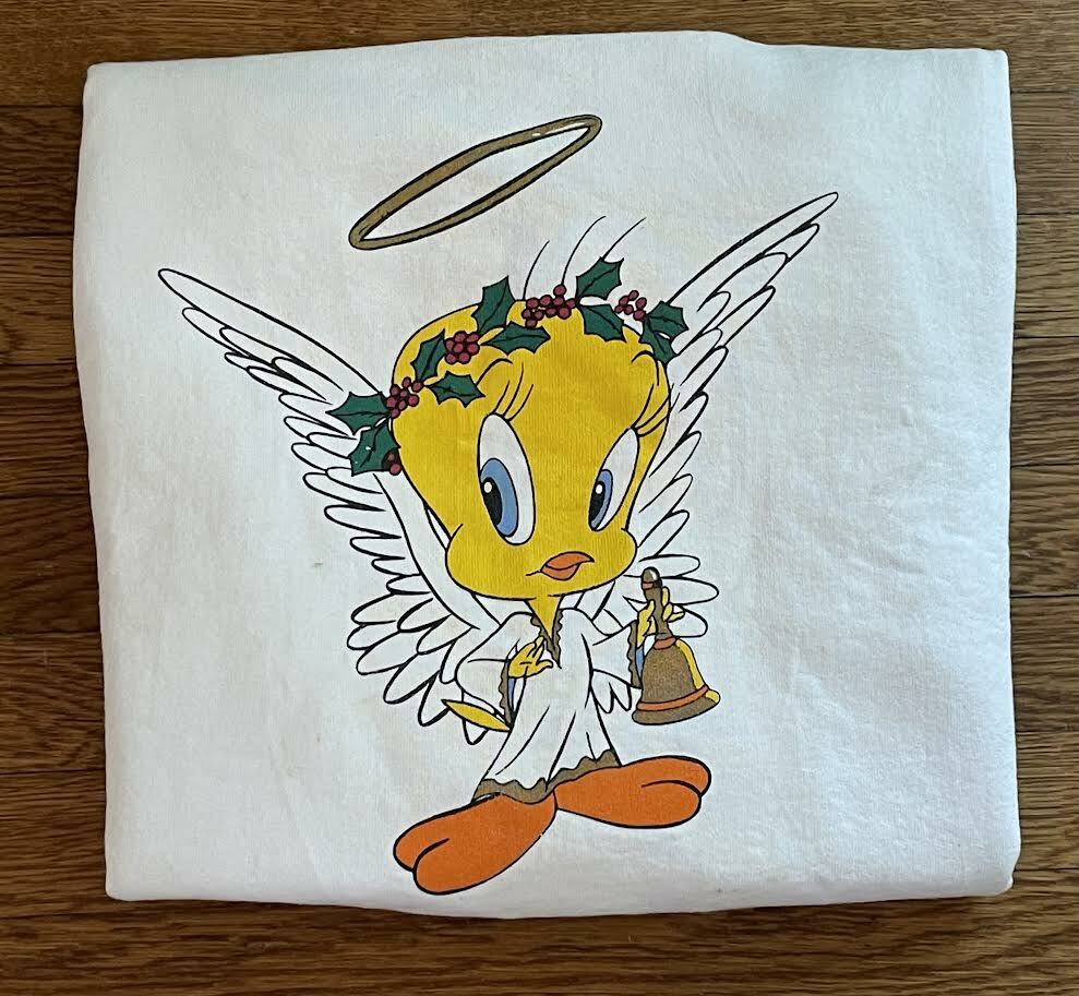 Tweety Bird Angel Looney Tunes Vintage Cartoon 1990s … - Gem