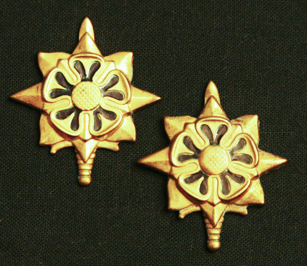 US ARMY MILITARY INTELLIGENCE OFFICER COLLAR BRANCH INSIGNIA; PAIR | eBay