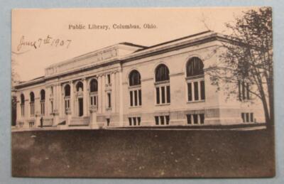 Public Library, Columbus, OH Ohio Early UDB Postcard (#7897) | eBay