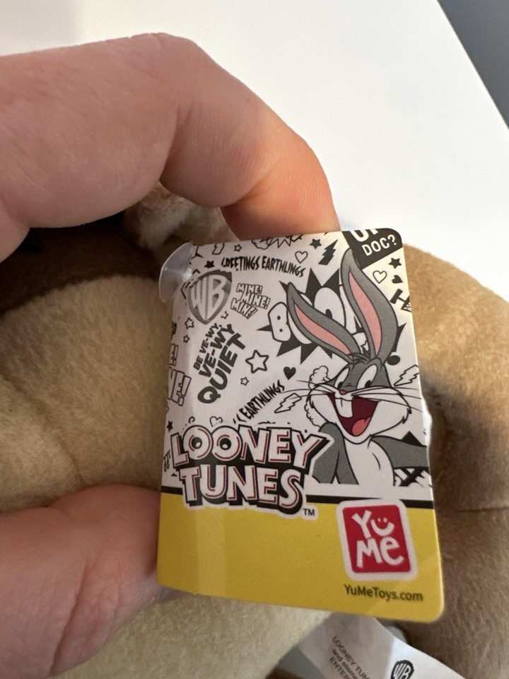 Tasmanian Devil Plush 10” Looney Tunes Warner Bros YuMe Stuffed Animal ...