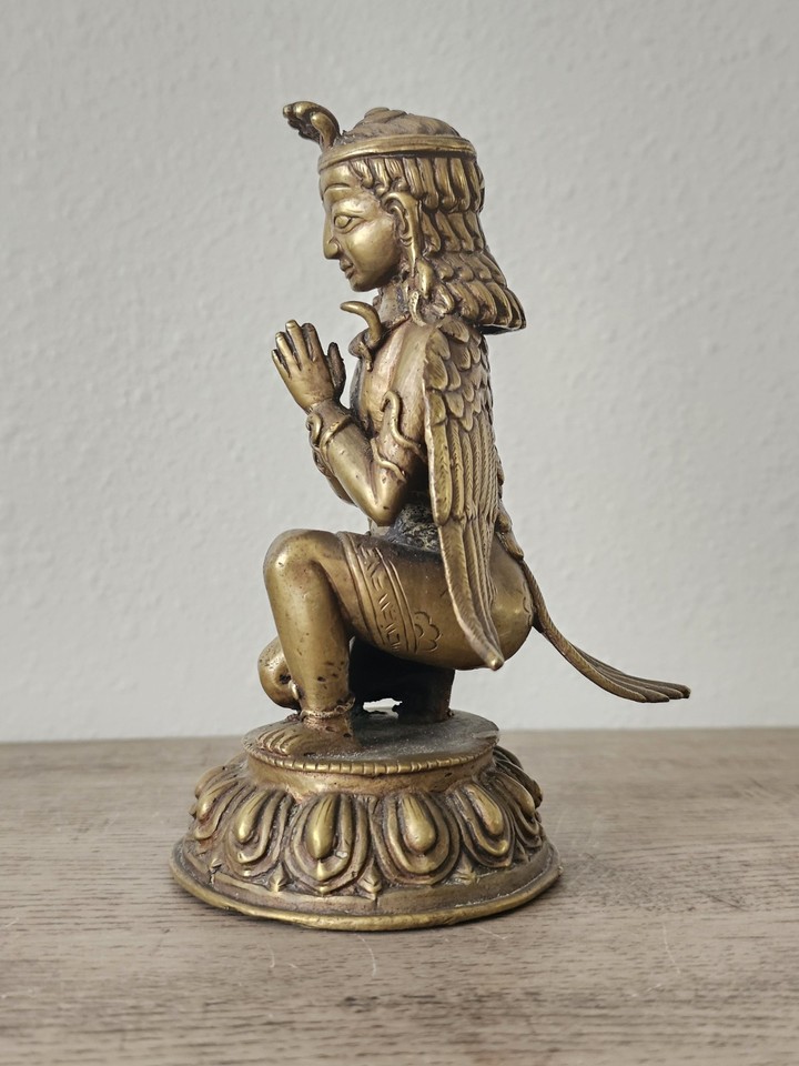 Vintage Garuda Copper Alloy Figure 6"x3.5" | eBay