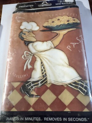 Italian Chefs Pre Pasted Wallpaper Border Buon Appetito | eBay