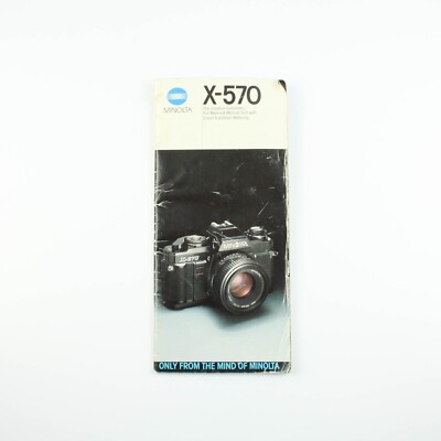 Minolta X-750 Information Pamphlet - Vintage Camera Brochure | eBay