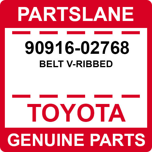90916-02768 Toyota OEM Genuine BELT V-RIBBED | eBay