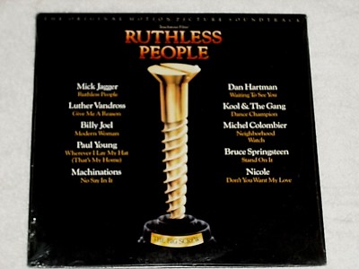 RUTHLESS PEOPLE (1986) Sealed EPIC Soundtrack LP w/Billy Joel ...