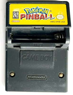 ORIGINAL VINTAGE 1999 NINTENDO GAME BOY COLOR POKEMON PINBALL NO ...