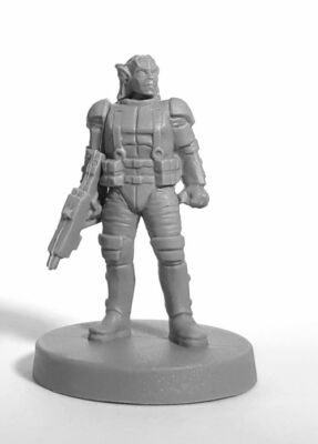 1x RACH SOLDIER - CHRONOSCOPE BONES REAPER miniature rpg sci-fi elf ...