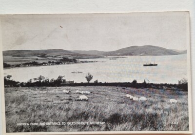 Vintage Postkarte Rothesay Ardbeg Punkt Eingang Sich Kyles Von Bute | eBay