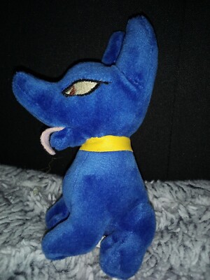 Vintage Neopets Blue Anubis Plush Stuffed Animal Limited Edition Petpet ...