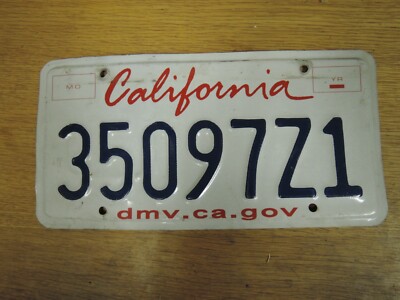 CALIFORNIA LICENSE PLATE DMV.CA.GOV (C grade) | eBay