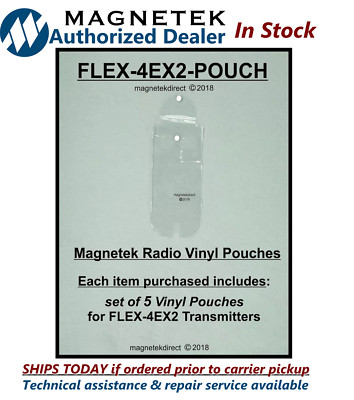 Magnetek FLEX-4EX2-POUCH clear vinyl pouch for radio remote control ...