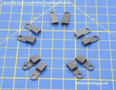 4mm 00 gauge Dapol type NEM Coupling Pockets Only x 5 pairs | eBay UK