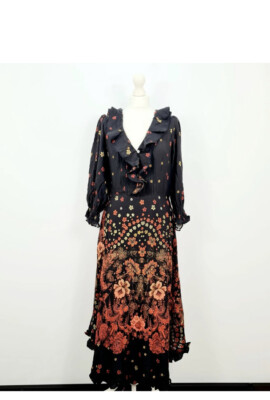 Free People Talsey Maxi Dress, Size L | eBay