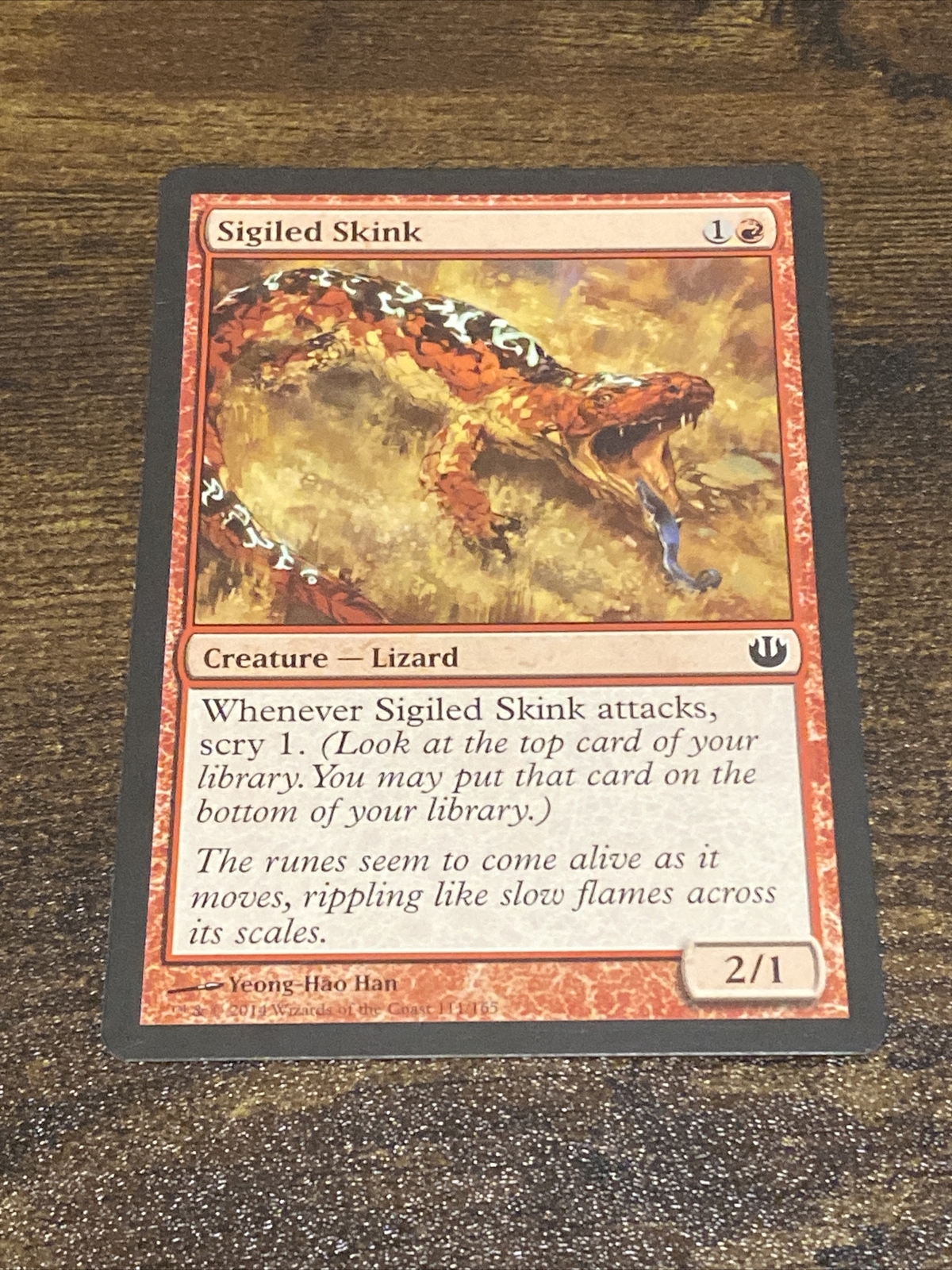 Sigiled Skink 111/165 Journey into Nyx MTG Magic The Gathering D5760* | eBay