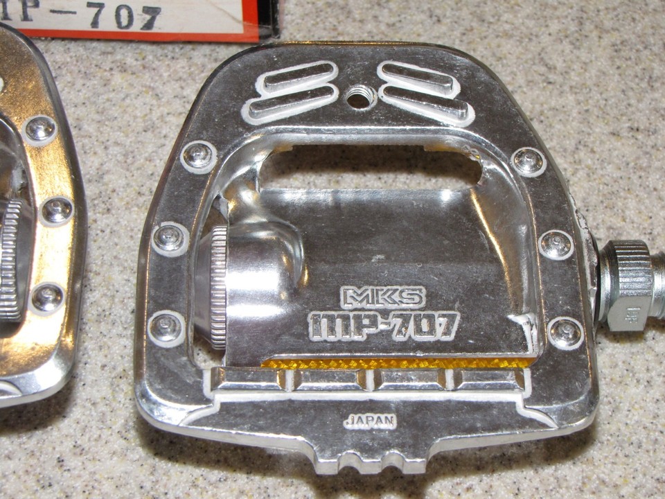 Vintage MKS Bike Pedals MP-707 Platform 9/16" BMX MT | eBay