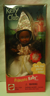 Kelly Club Princess Barbie African American AA 1999 NRFB Mattel 25599 ...