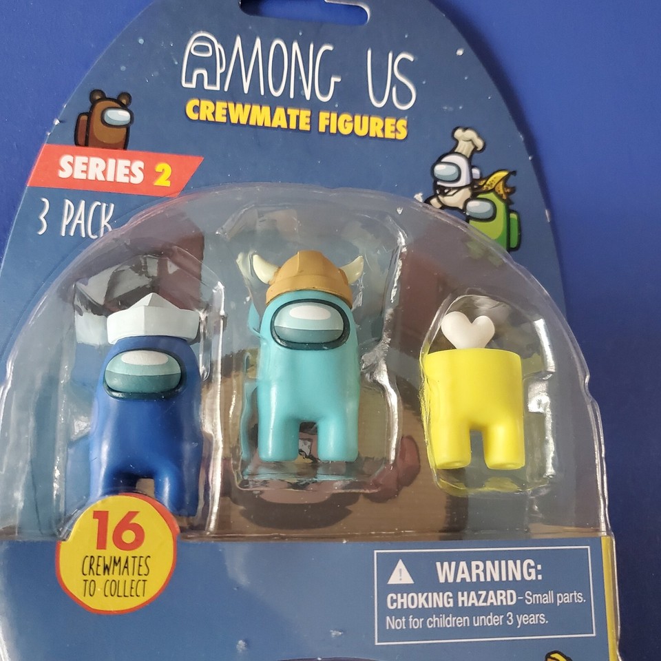 NEW Toikido Among Us Crewmate Series 2 Figures 3-Pack Collectible Mini ...