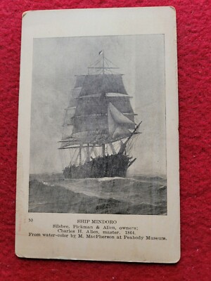 Ship Mindoro Peabody Museum | eBay