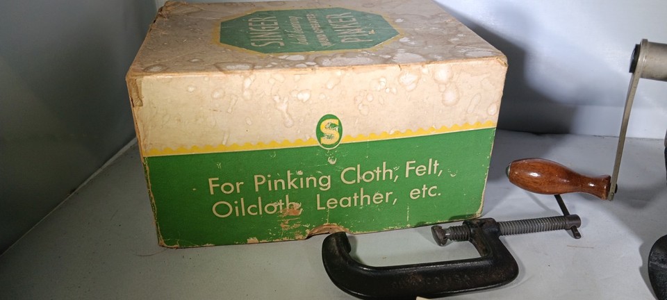 Singer Pinker Ball Bearing Godzilla hand Operated With Clamp VINTAGE | eBay