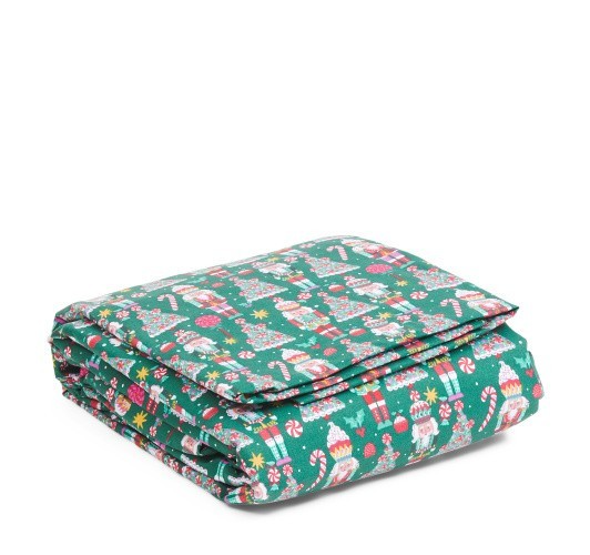 christmas QUEEN 4pc Sheet Set candy nutcracker sheets tree peppermint ...