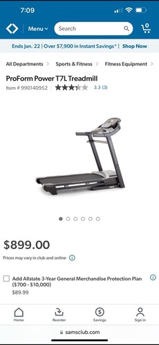 Proform Power T7l Treadmill