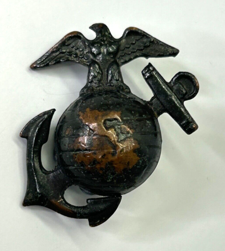 Vintage US Marine Corps Collar EGA Pin | eBay