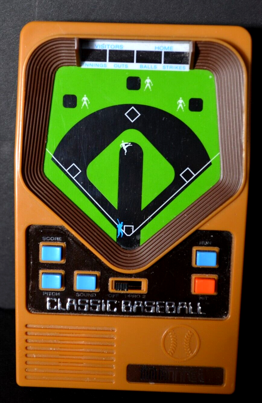 Vintage Mattel classic Handheld baseball game | eBay
