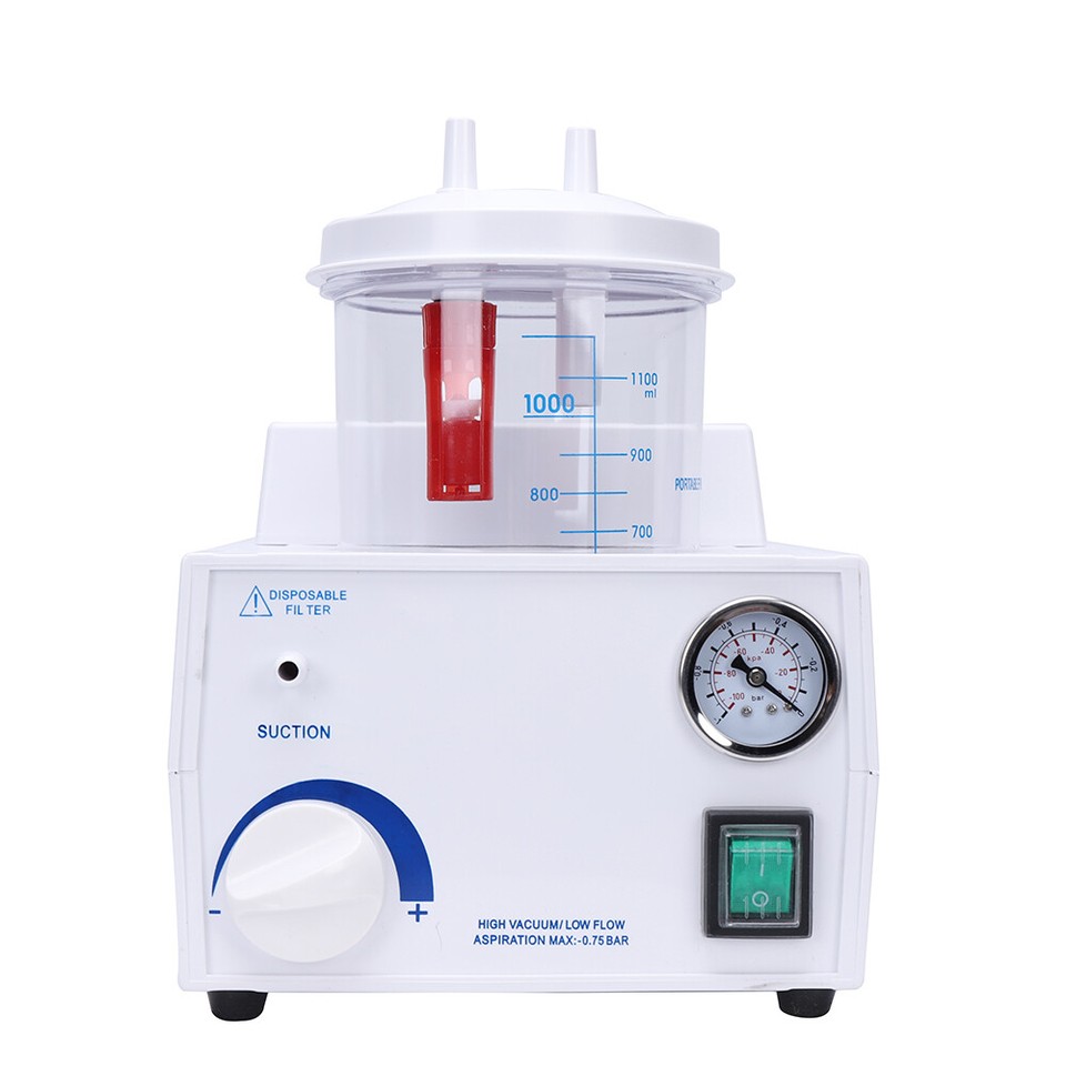 Portable Dental Phlegm Suction Unit Emergency Medical Vacuum Aspirator ...