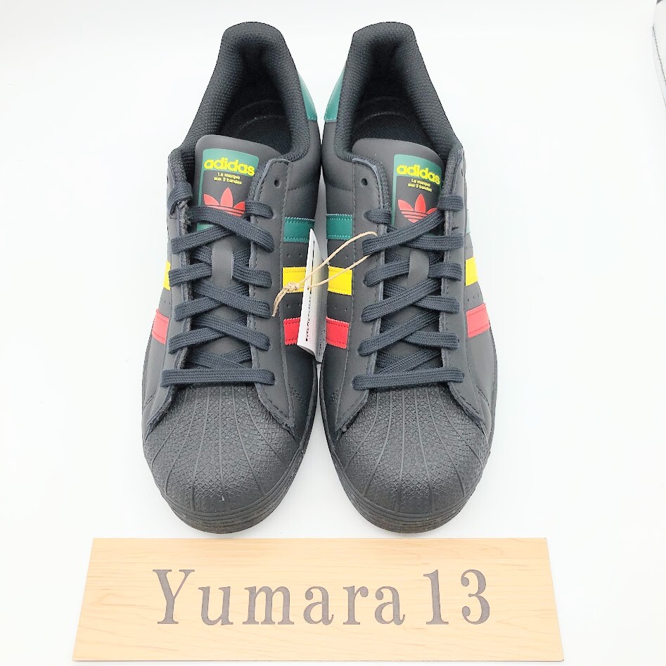 adidas Originals Superstar Rasta Black Yellow IH3121 Men's Size | eBay