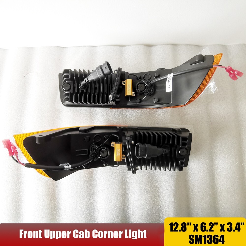 LED LH or RH Amber/White Cab Light Fits Case IH MX275, MX285, MX305 ...