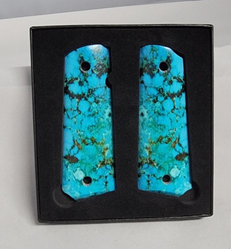 1911 fits Grips Colt Gov & Clones HD print Turquoise Full Size NEW | eBay