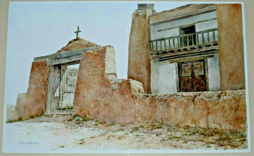 RICHARD FISH SIGNED ORIGINAL WATERCOLOR PAINTING OF LANDSCAPE | eBay