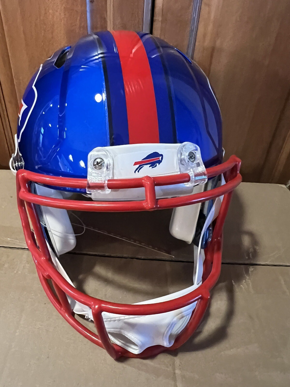 Stefon Diggs Signed Bills Full Size Authentic Flash Helmet Beckett | eBay