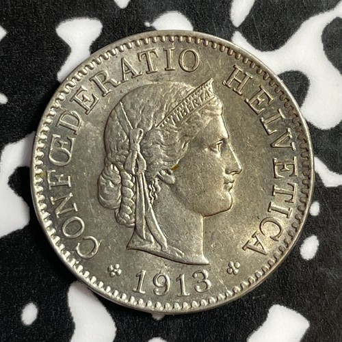 1913 Switzerland 5 Rappen Lot#E1811 High Grade! Beautiful! | eBay