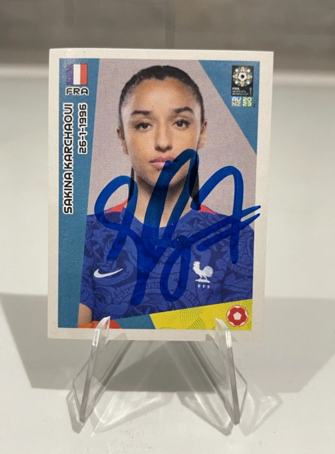 Sakina Karchaoui France PSG World Cup 2023 Signature Autograph Sticker ...