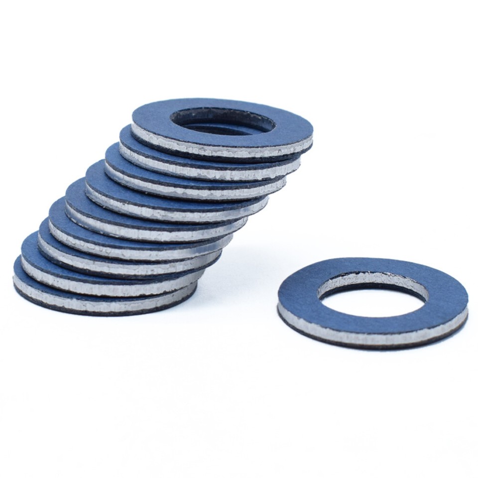 40X Sump Plug Washer Seal Ring Oil Drain Gasket Auto For Toyota Lexus ...