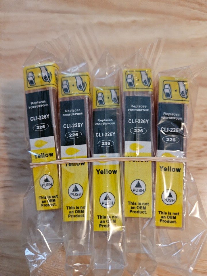 20 x CLI-226 Yellow Cyan Magenta Black, Canon Pixma MG5220 MG5320 ...